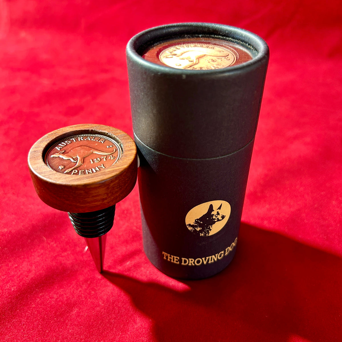 Aussie Jarrah Penny Bottle Stopper – The Droving Dog